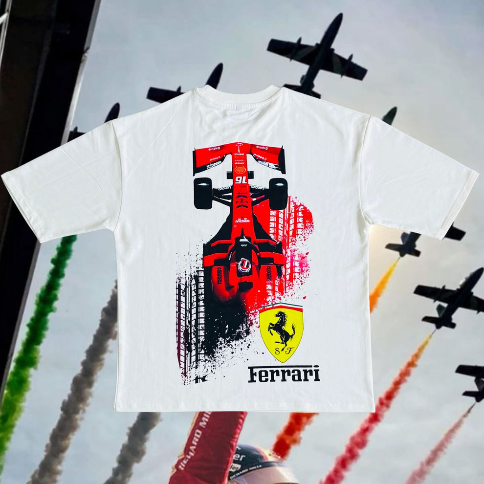 Ferrari F1 Oversized Tshirt – Luka Originals